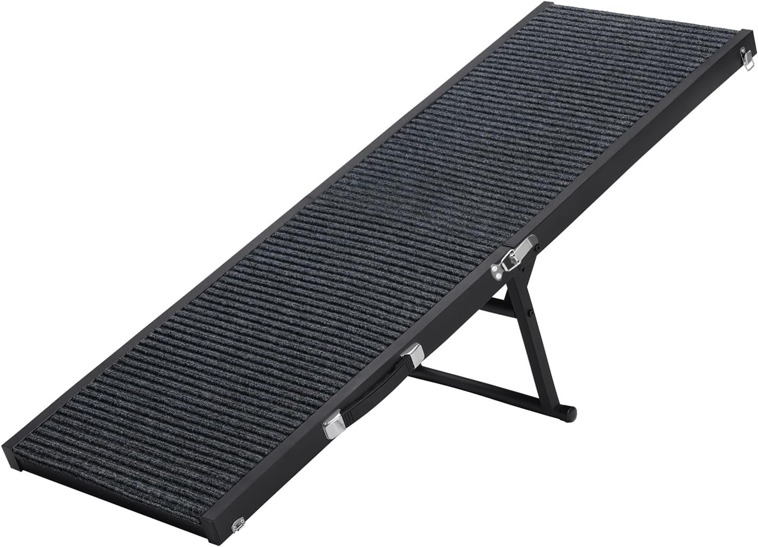 Dog Ramp, 47.8'' Long Portable Pet Stair Ramp with Non-Slip Rug Surface ...