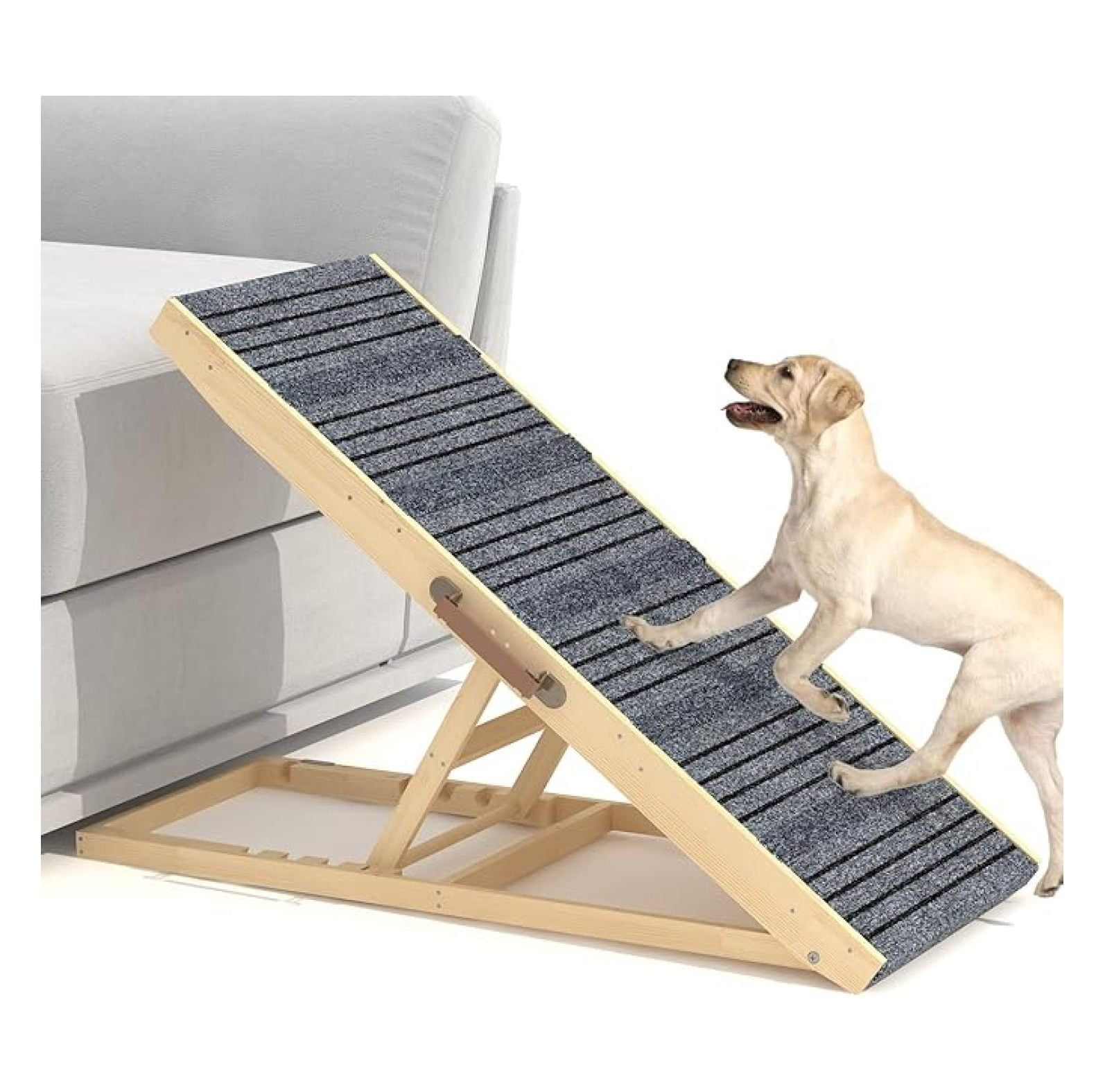 Dog Ramp for Bed, 40 Inch Dog Ramp for Car, Supports Up to 150lbs, with ...