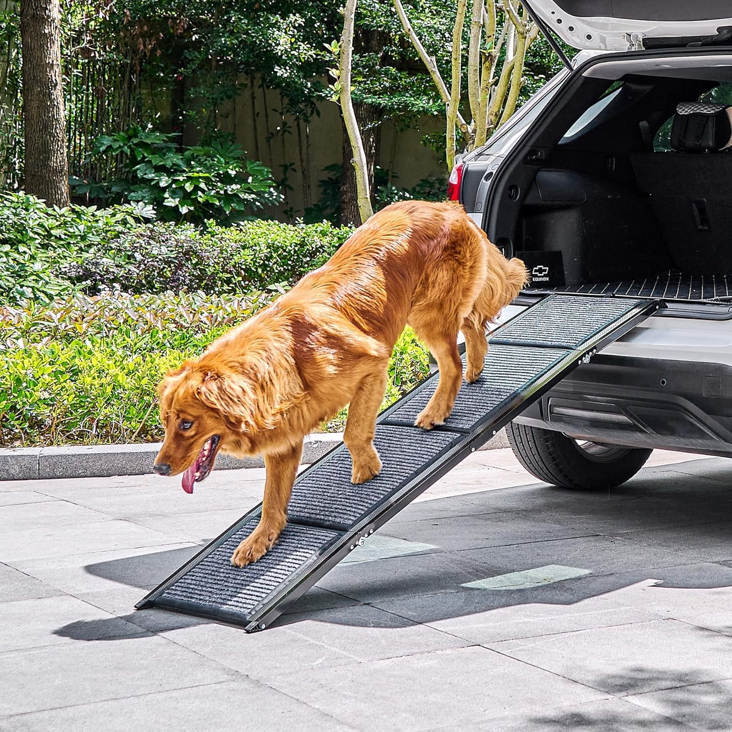 Dog Ramp for Car, 67" Folding Pet Ramp for Large Dogs up to 200 lb, Car ...