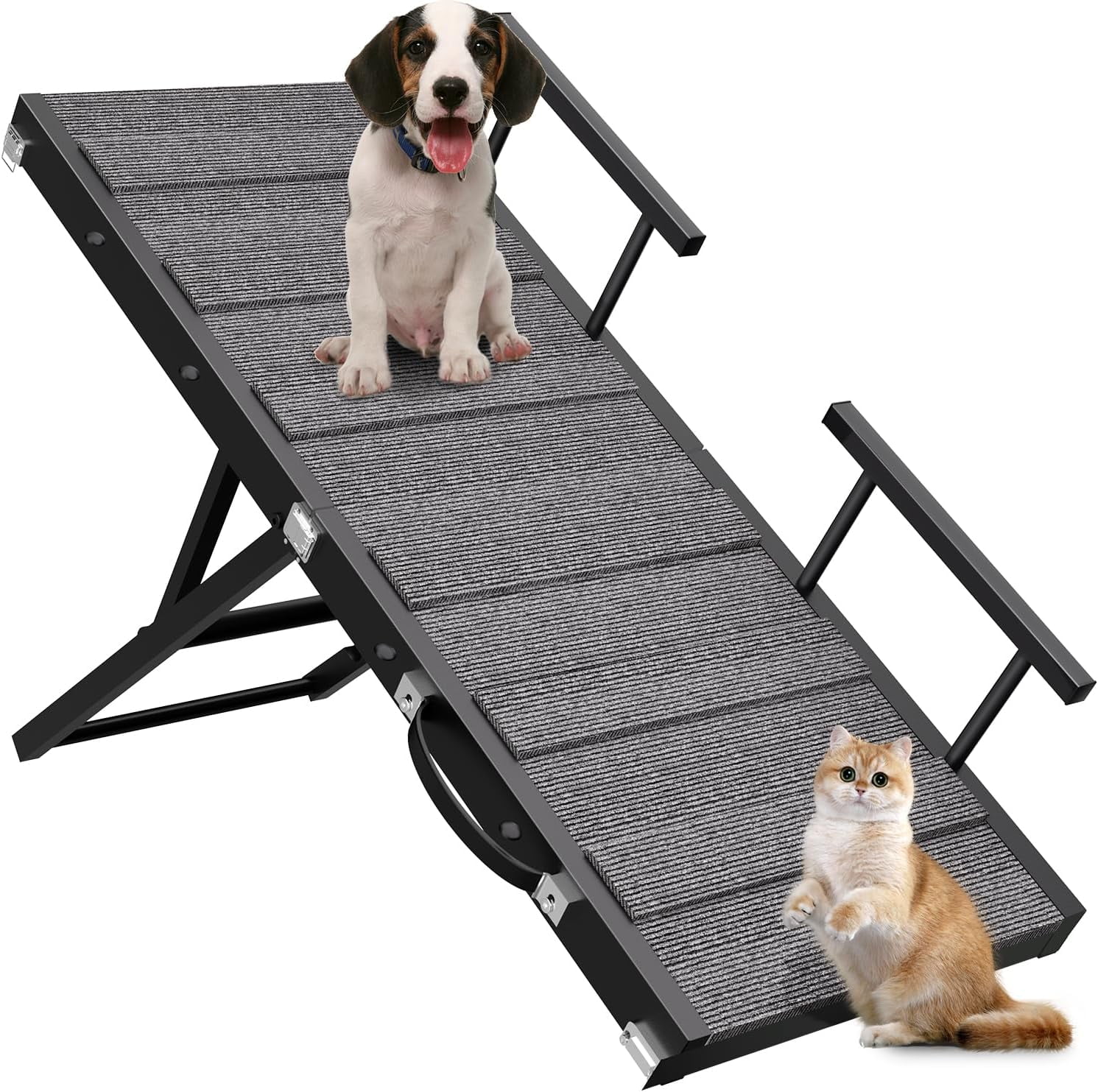 Dog Ramp for Couch, Pet Ramp for Adjustable Hight, Folding Dog Ramps ...