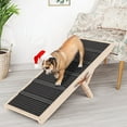 Dog Ramp for Couch, Wooden Pet Ramps 39.37" Long Adjustable 11"-20.47 ...