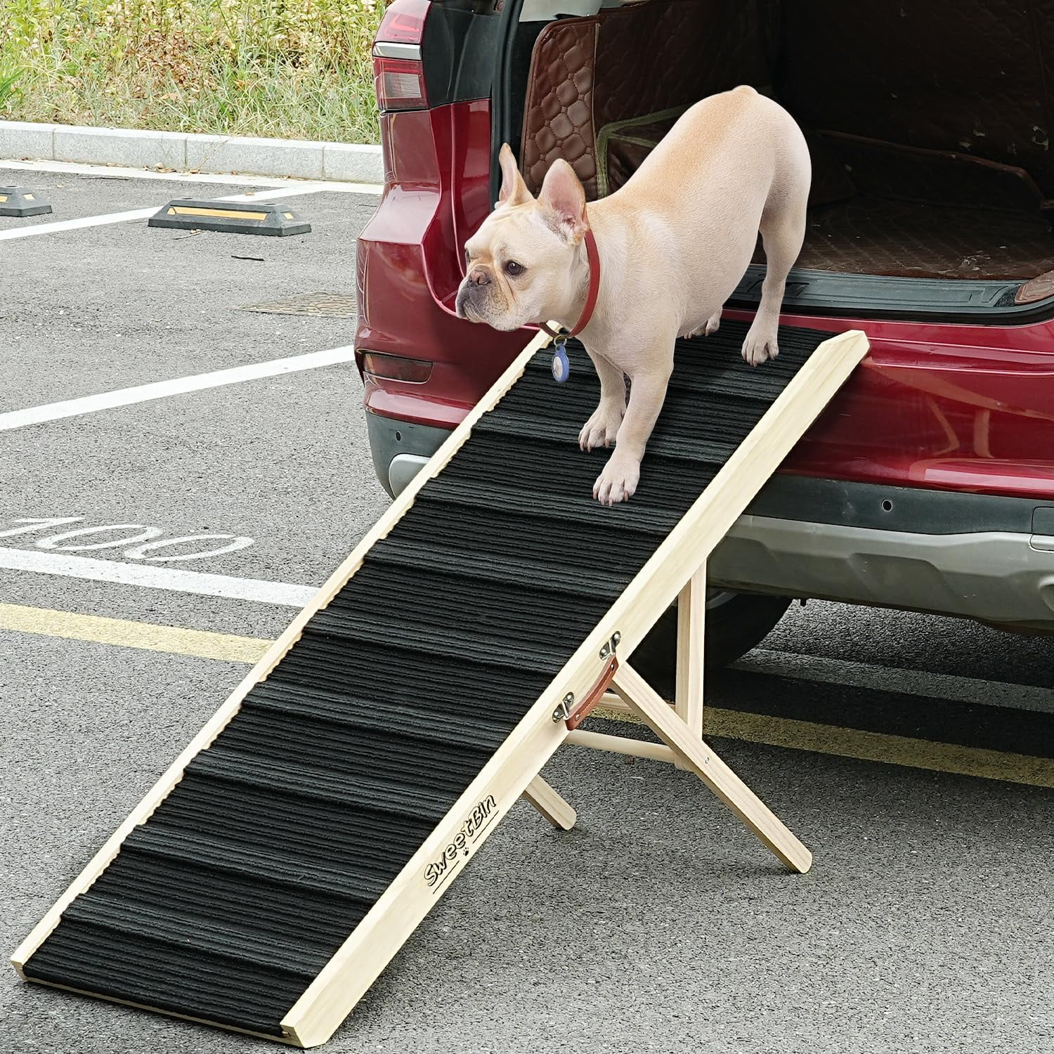 Dog Ramp for High Bed - Car Ramp for Dog - Anti-Slip Carpet - 51" Long ...