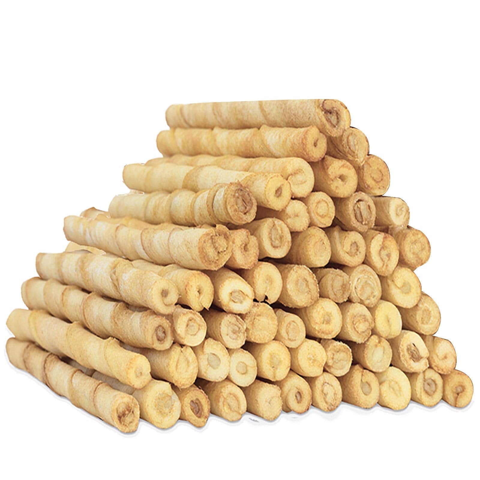MON2SUN Dog Rawhide Twist Sticks Chicken Flavor 5 Inch Thin Chews for ...