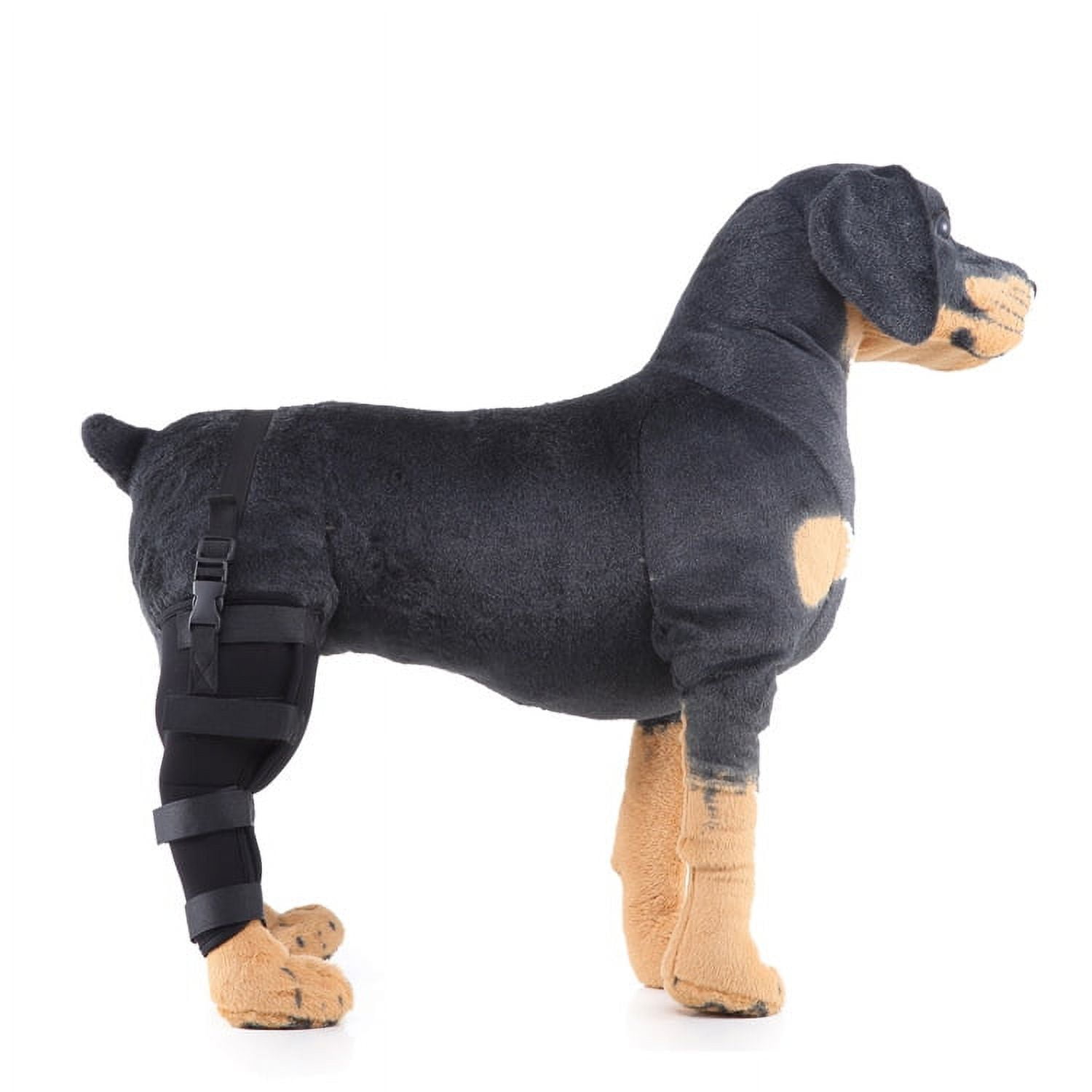 Dog Rear Leg Joint Brace Adjustable Size Pet Compression Wrap Foot ...