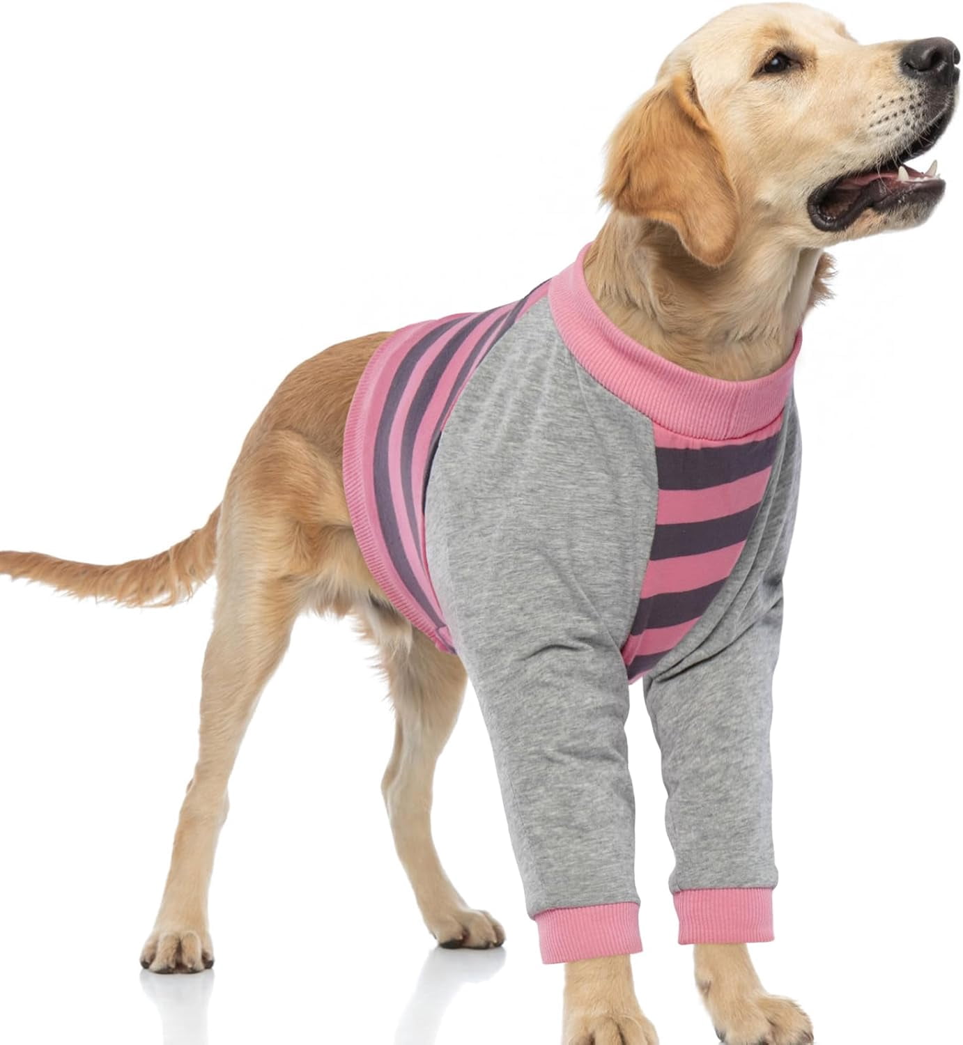 Dog Recovery Sleeve with Elbow Protector,Dogs Shirt Stop Licking Joints ...