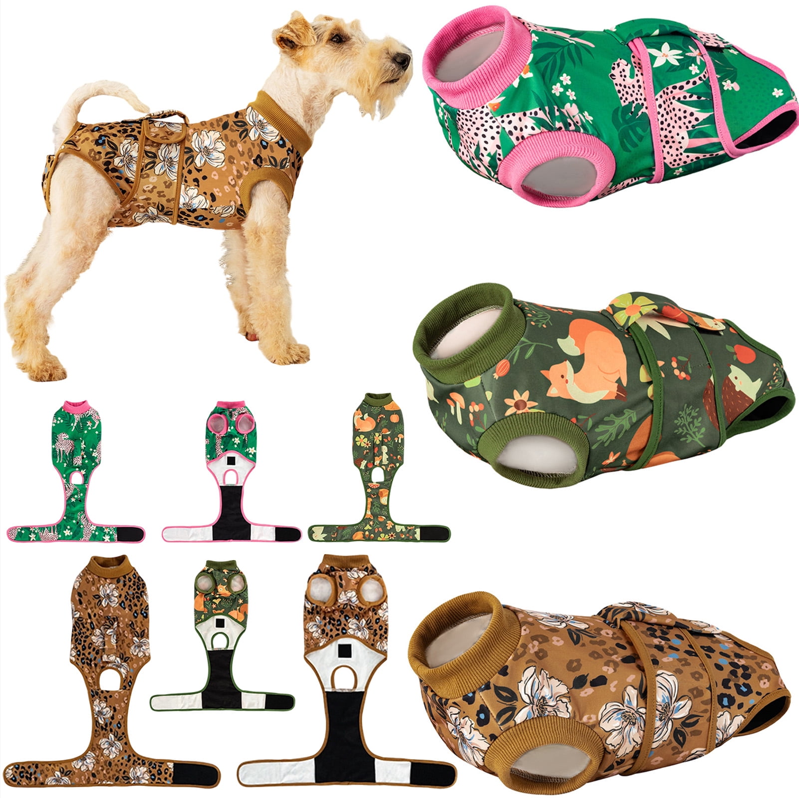 Dog Recovery Suit, Postoperative Sterilization Clothing with High ...
