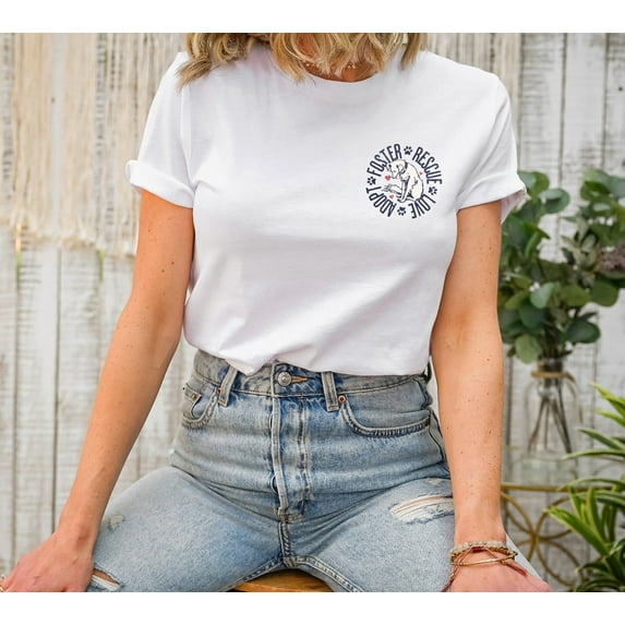 Dog Rescue Tee, Adopt Dont Shop, Adopt a Dog Shirt, Dog Lover T-Shirt ...