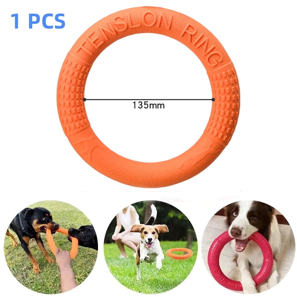 Dog Ring Frisbeed Toys Floating Water Dog Toys Pet Flying Disk Training ...