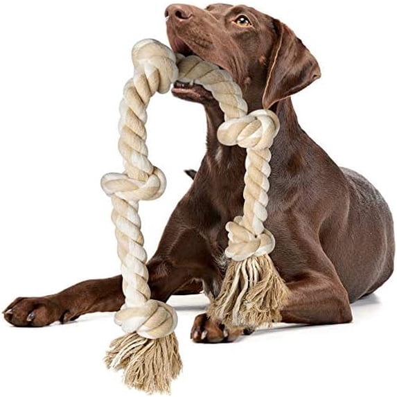 Dog Rope Toys for Large/Medium Aggressive Chewers, Tough Cotton Chew ...