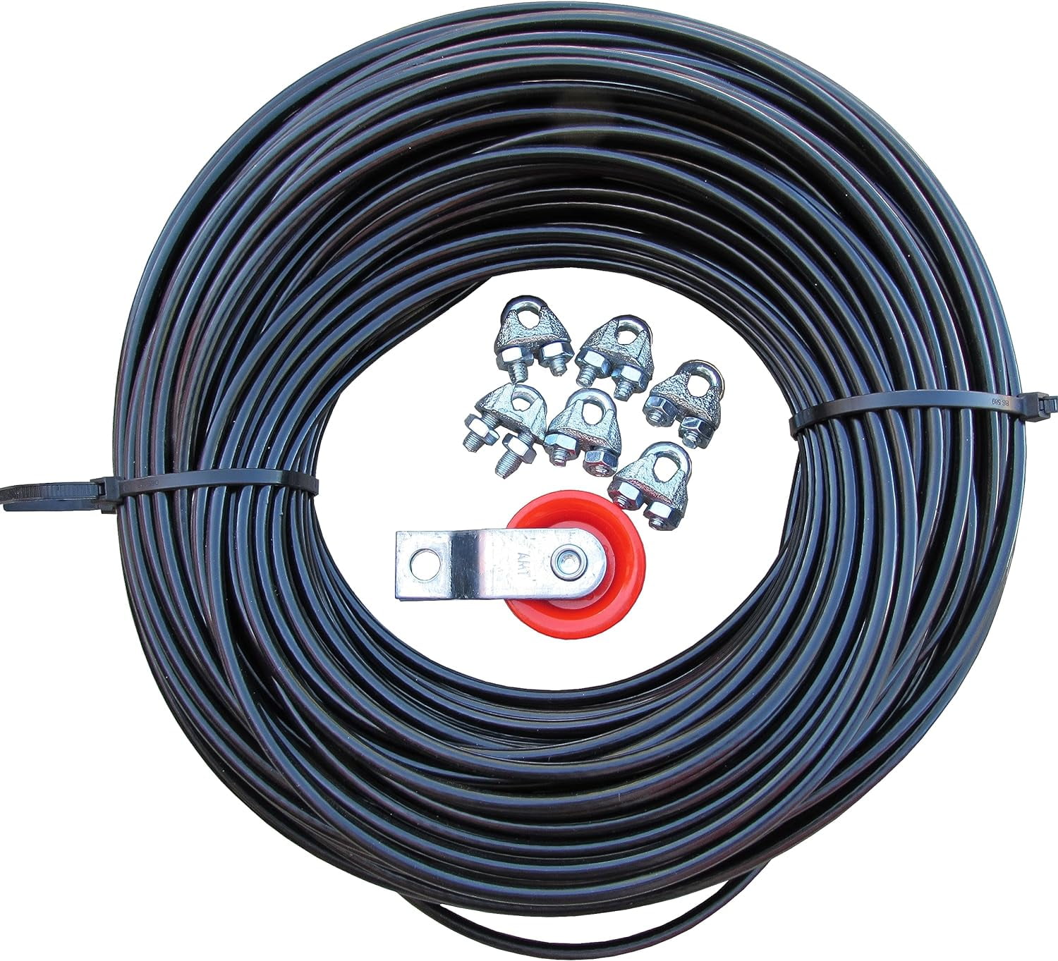 Dog Run Aerial Overhead Trolley - Heavy Cable for Small to X-Large Dogs ...