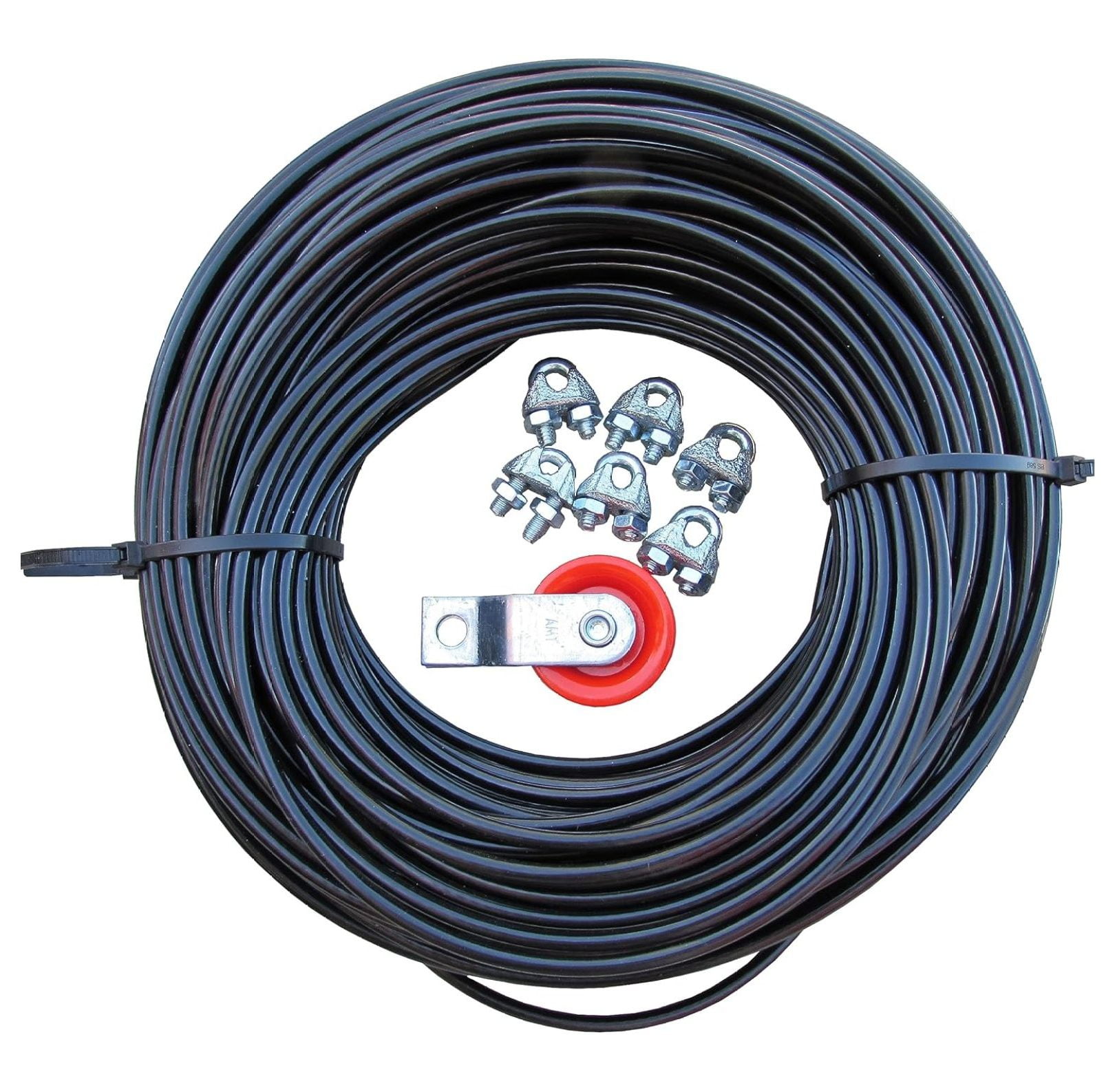 Dog Run Aerial Overhead Trolley - Heavy Cable for Small to X-Large Dogs ...