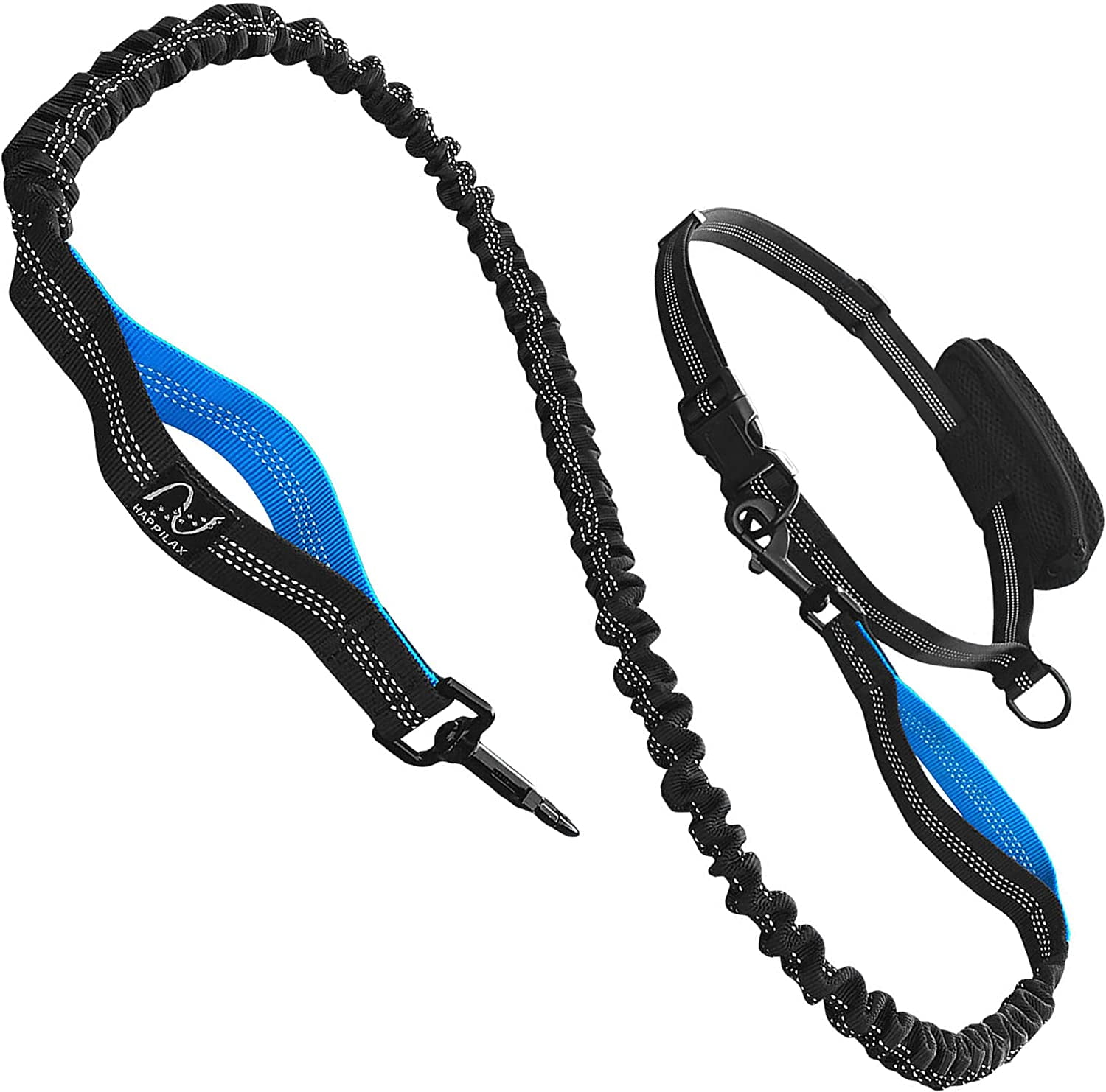 Dog Running Lead Elastic Reflective Lead With Y Strap Up To 100 Kg 100 ...