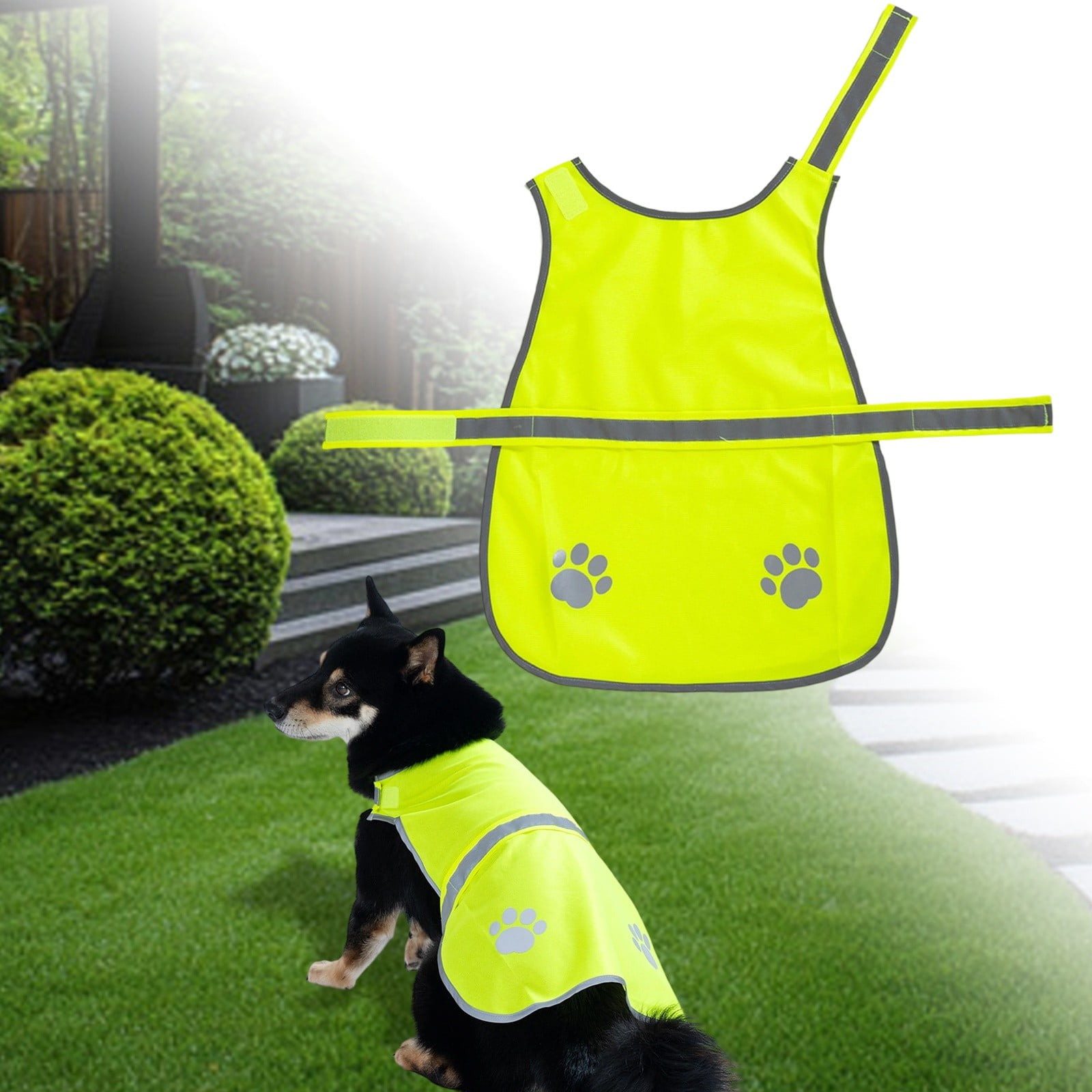 Dog Safety Vest, Orange Dog Harness Reflective with High-Visibility ...