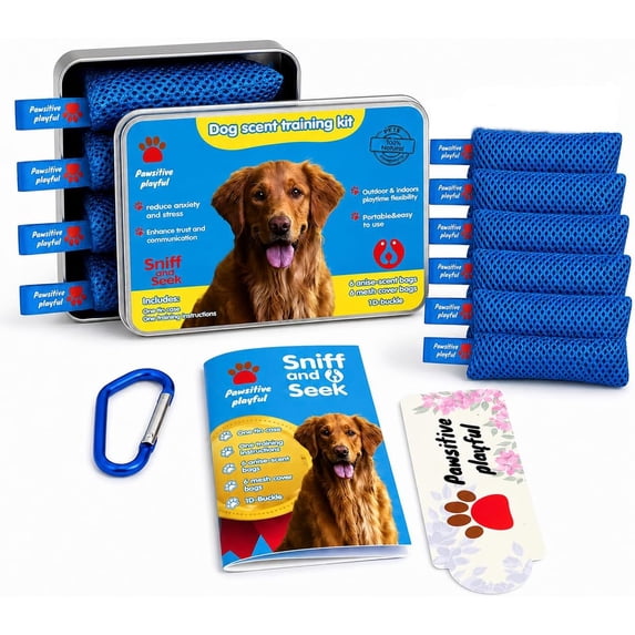 Dog Scented Training Kit Fun for Dogs- Nose Work for Dogs, Hide and ...