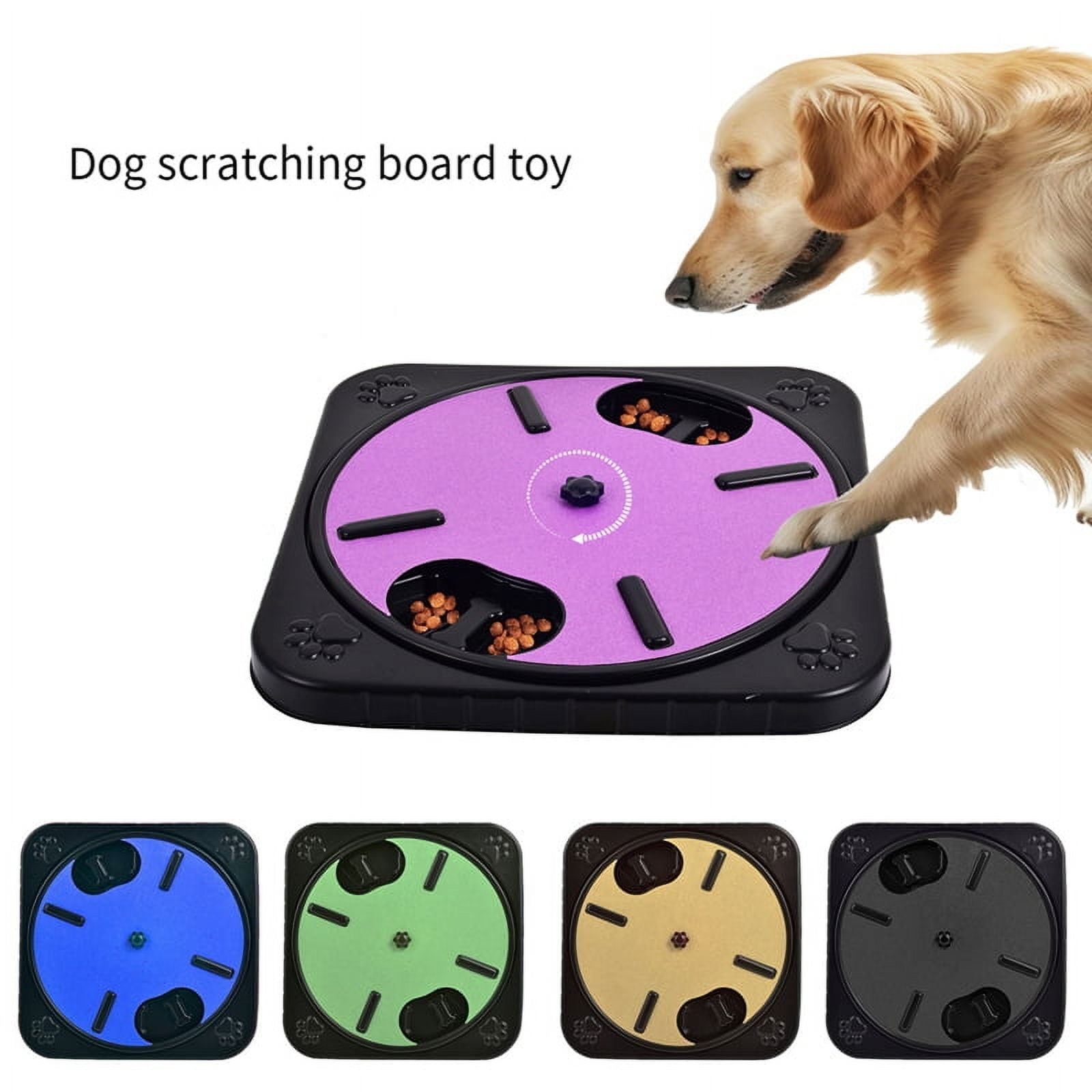 Dog Scratch Pad For Nails Dog Scratch Board Snack Compartments Green ...