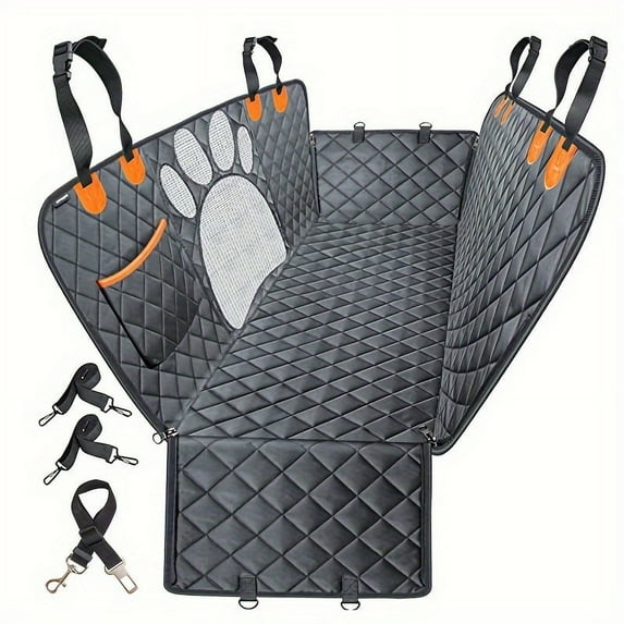 Dog Seat Cover Hammock - Heavy Duty, Scratch/Waterproof, Anti-Slip ...