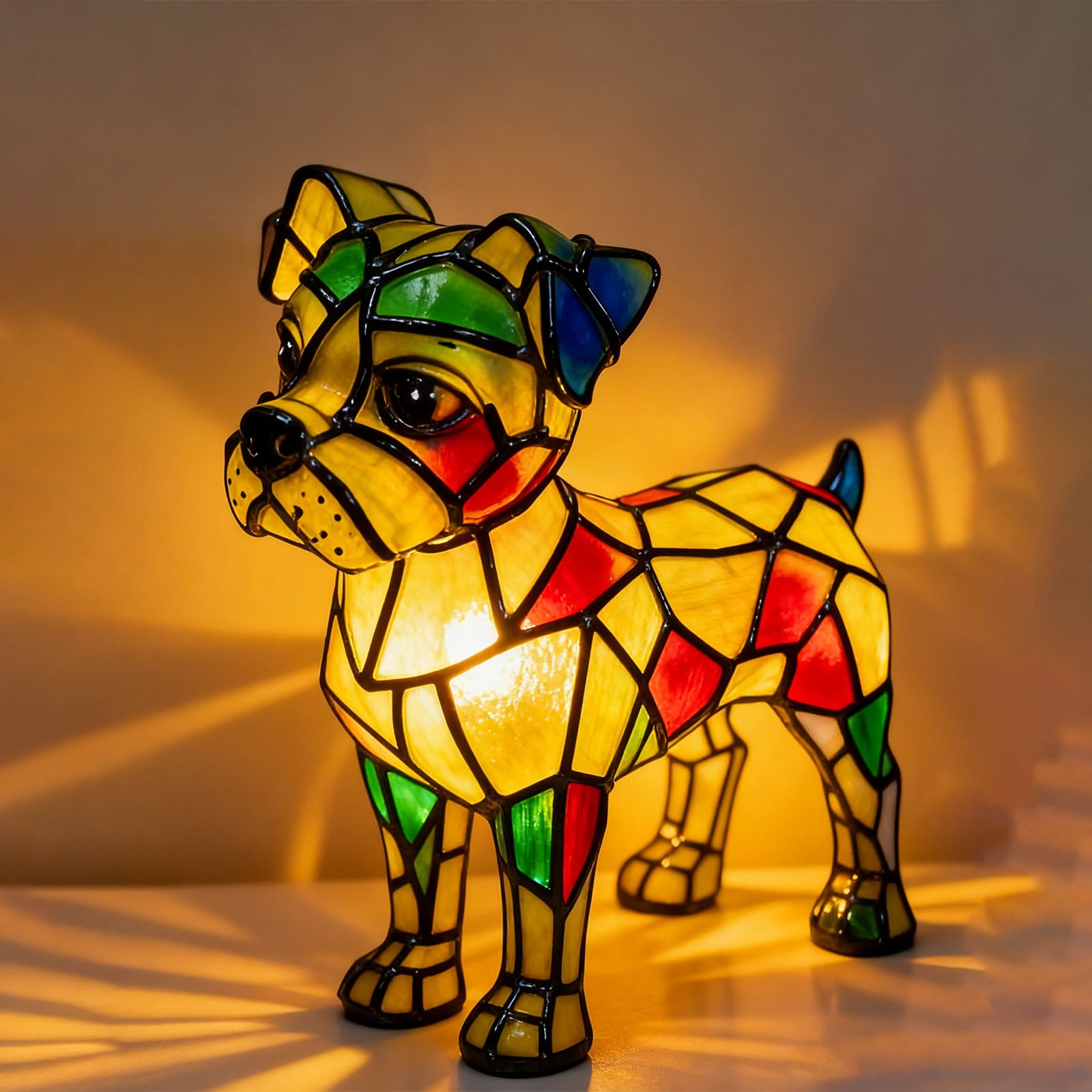 Dog Series Art Night Light - Whimsical LED Table Lamp for Dog Lovers ...