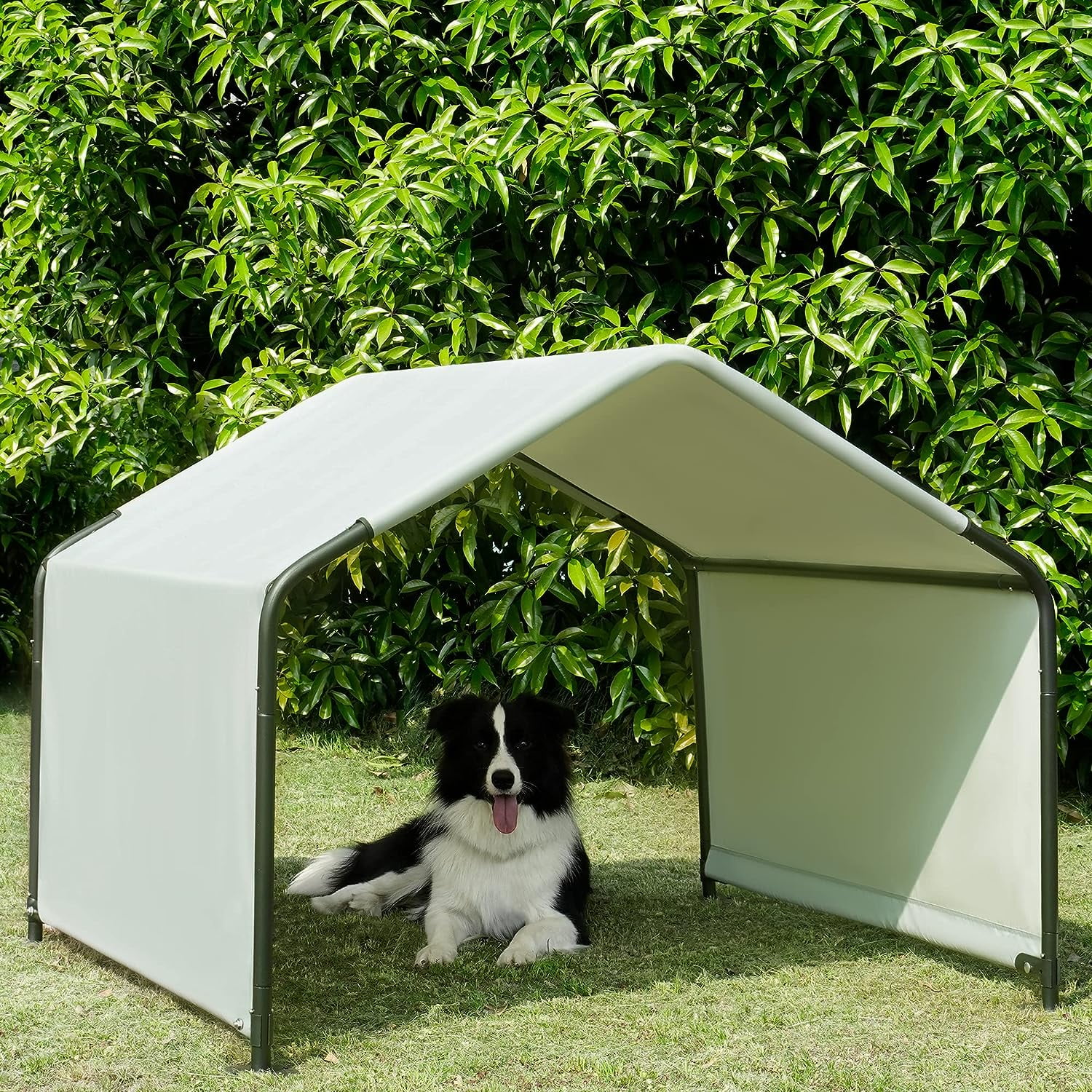 Dog Shade Shelter Outdoor Tent for Large Medium Dogs, 4'x4'x3' Outside ...