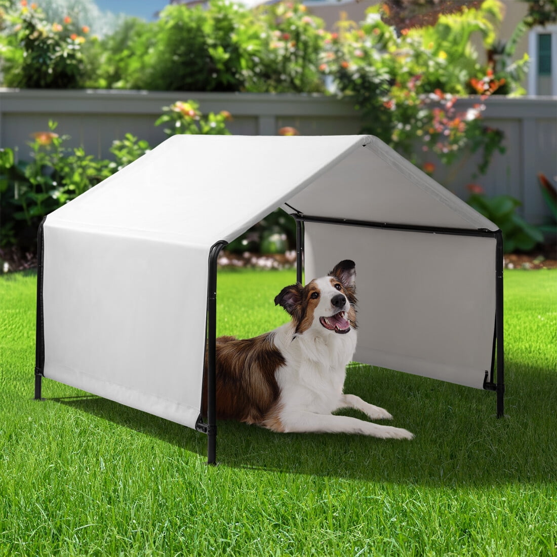 Dog Shade Shelter Outdoor Tent for Medium/Large Dogs, Outdoor Dog House ...