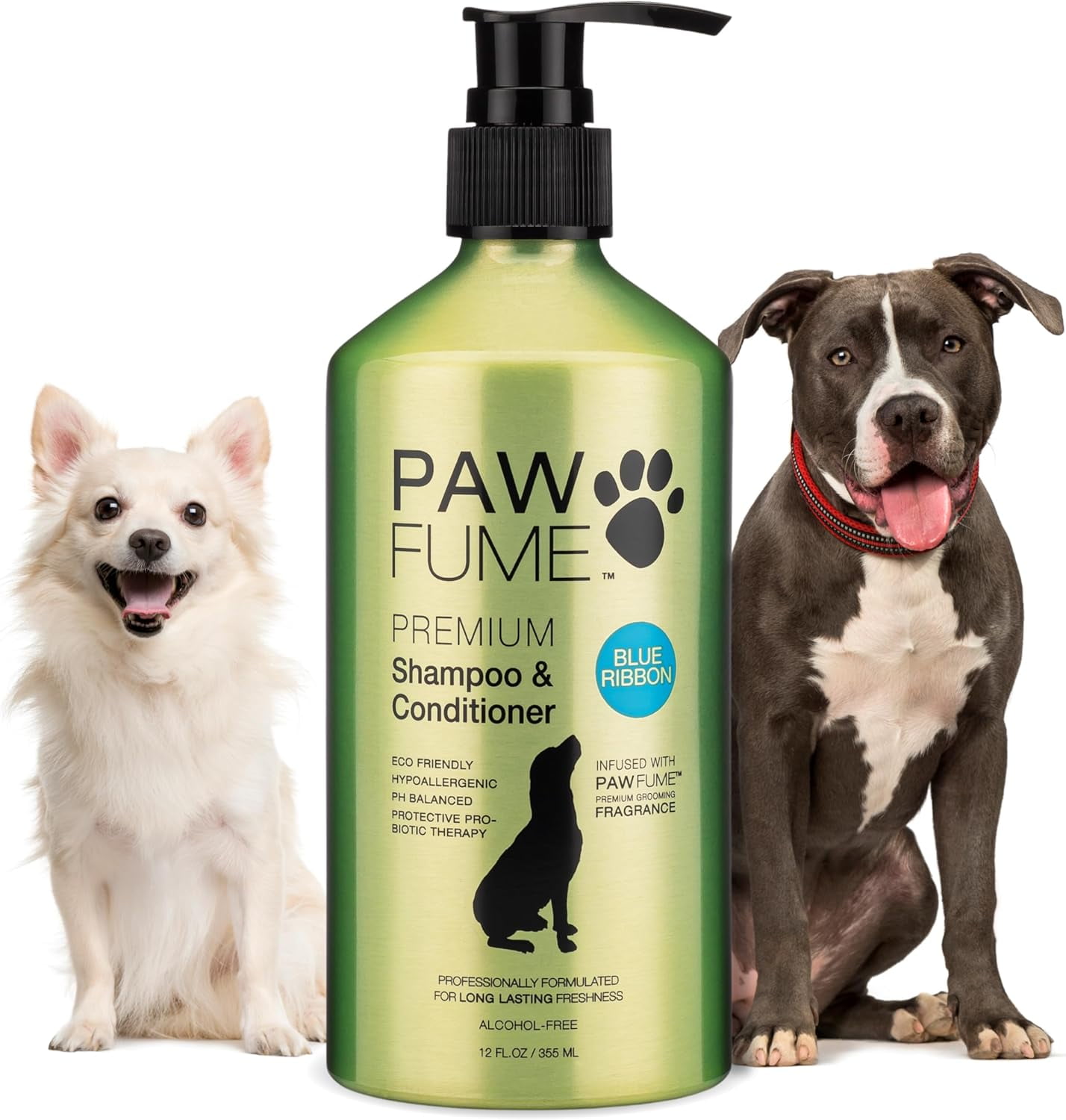 Dog Shampoo and Conditioner, Blue Ribbon, & Detangle for a Silky Soft ...