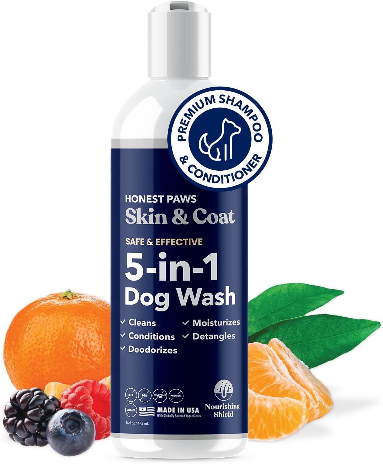 Dog Shampoo and Conditioner - Premium Dog Wash for Allergies and Dry ...