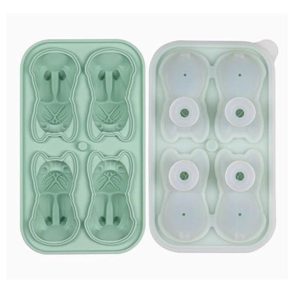 Dog-Shaped Ice Cube Mold - Fun Silicone Ice Tray for Easy Ice Making at ...