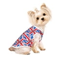 Dog Shirt for Small Dogs & Cats, Retro Union-Jack Flag Puppy Clothes ...