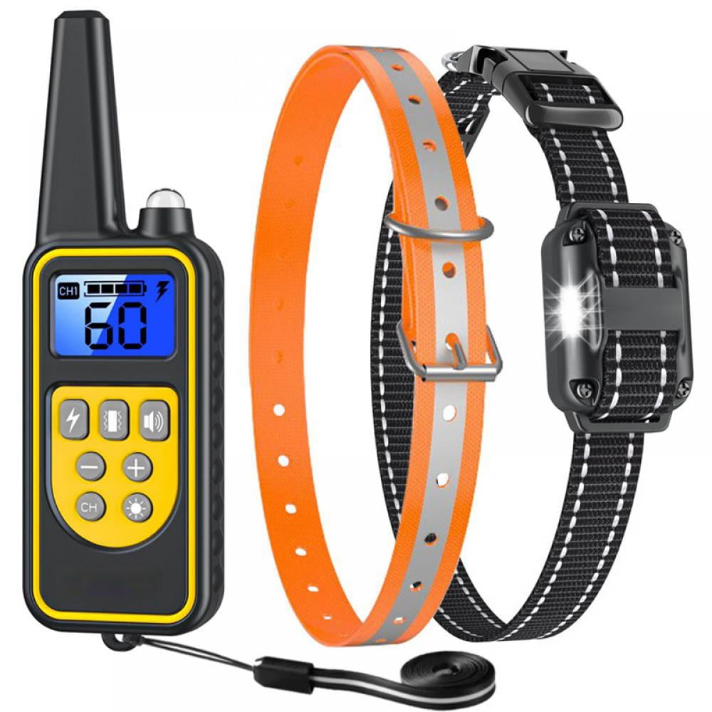 Dog Shock Collar, Electric Dog Training Collar with Remote 2600FT, IPX7 ...