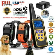 Petrainer Waterproof Dog Shocker with Remote, Beep/Vibra/Shock E-Collar, 300yd Range - Walmart.com