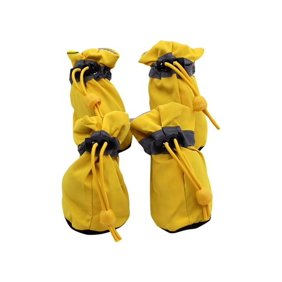 Dog Shoes Dog Boots & Paw Protector，Anti-Slip Sole Winter Dog Booties ...