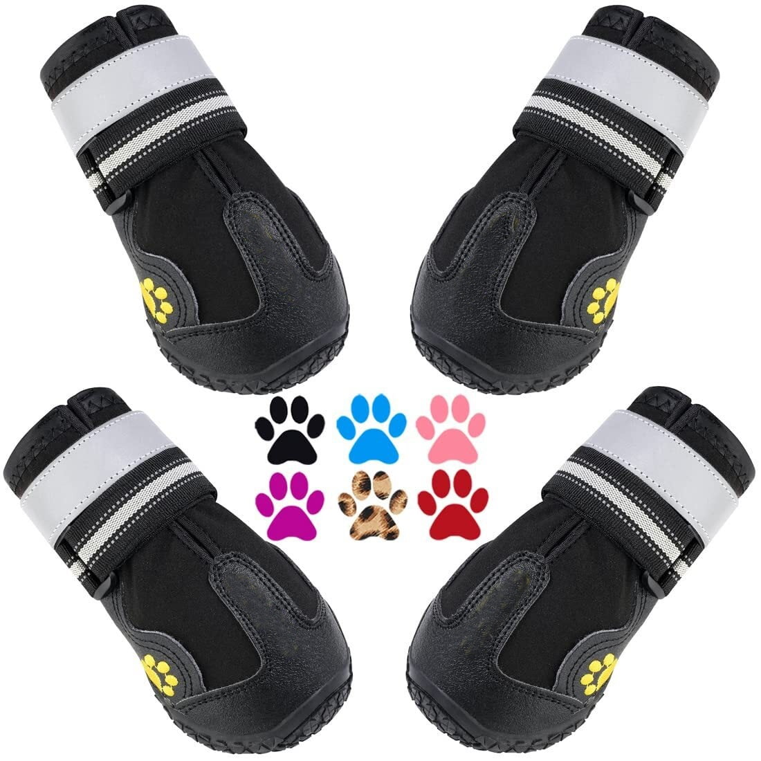 Dog Shoes for Large Dogs, Medium Dog Boots & Paw Protectors for Winter ...