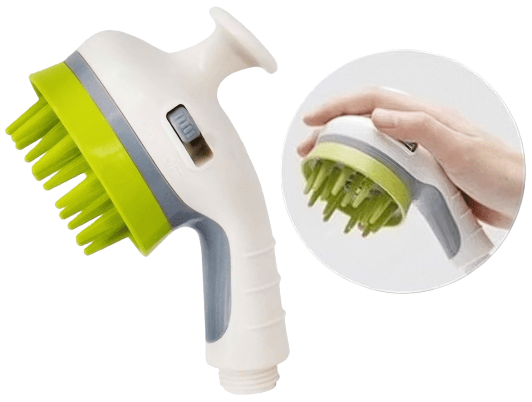 Dog Shower Attachment, Dogs Shower Sprayer with Integrated Massage ...