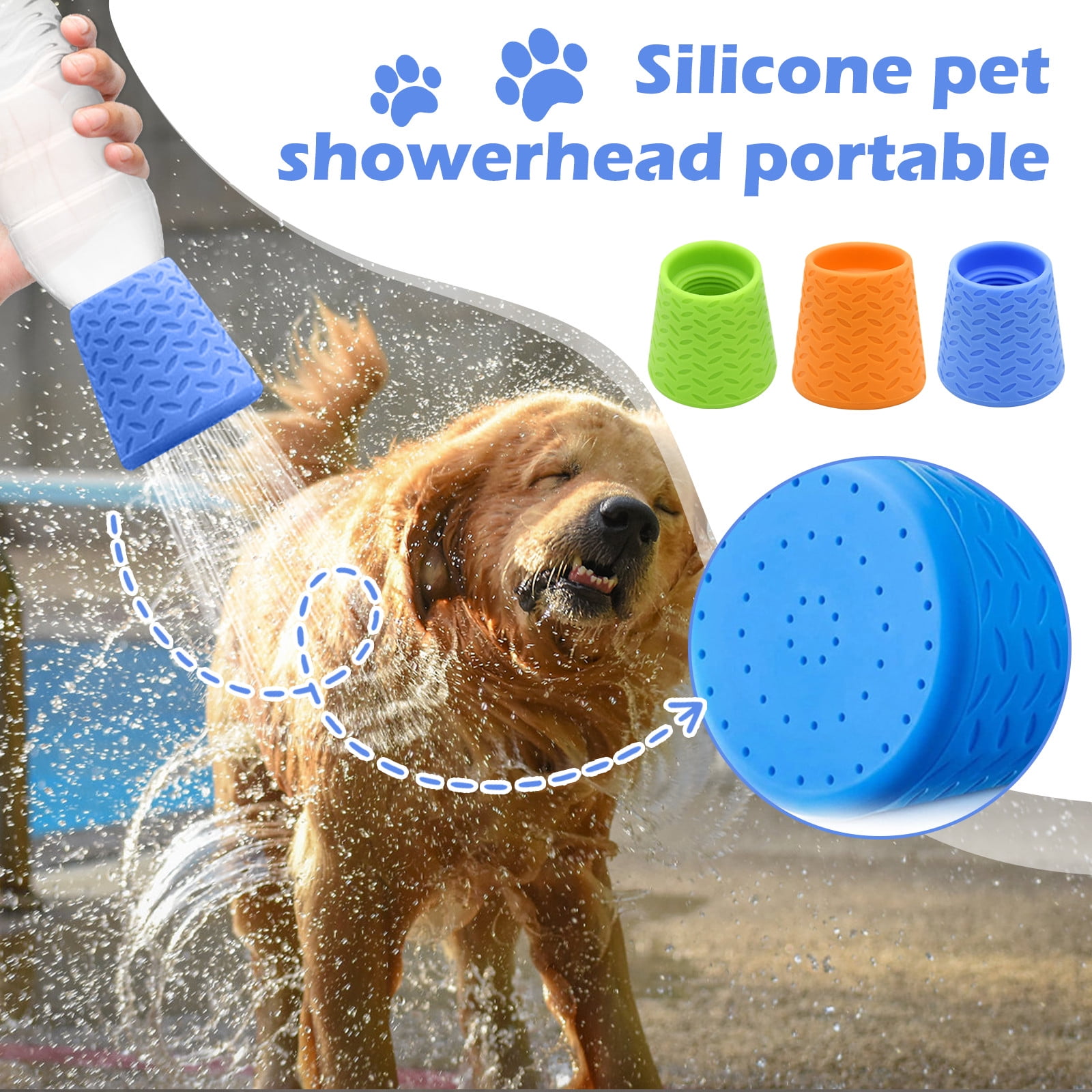 Dog Shower Attachment,Portable Outdoor Shower for Dogs, Dog Shower ...