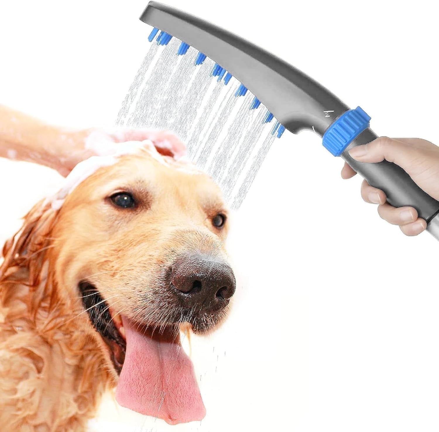 Rainovo Ergonomic Design 1-Piece Faucet Attachment for Dogs with 79 ...