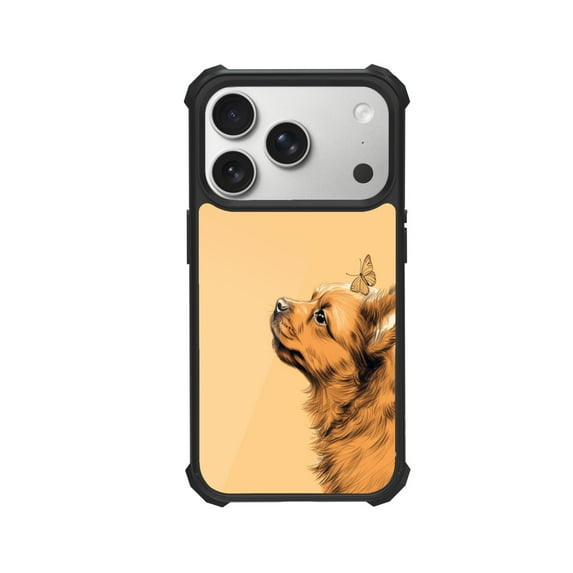 Dog Sketch Shockproof Case For iPhone 12 13 14 15 16 Pro Max Series ...