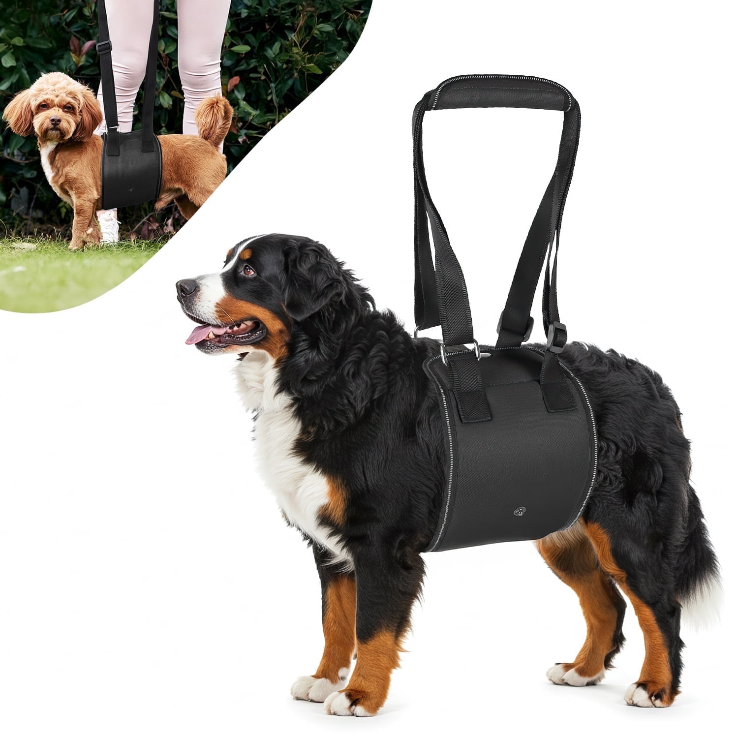 Dog Sling, Portable Dog Lift Harness for Back Legs,Helps Dogs with Weak ...
