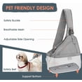 Dog Slings for Small Dogs, Hard Bottom Support & Adjustable Soft Padded ...