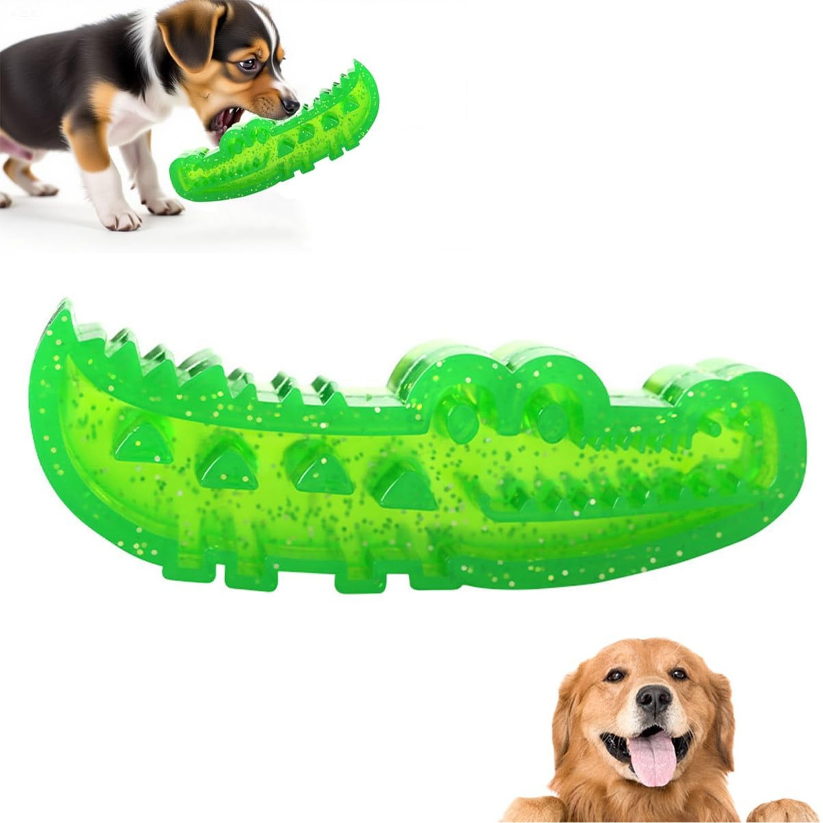 Dog Slow Feeder Puzzle Toy,Slow Feed Chew and Fetch Crocodile,Alligator ...