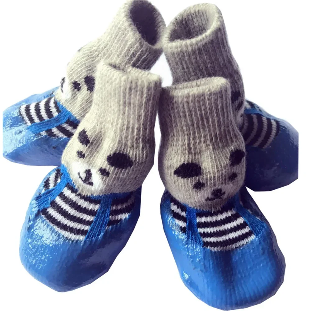 Dog Socks Waterproof Shoes Breathable Sock for Dogs Cats Non-Slip Soles ...