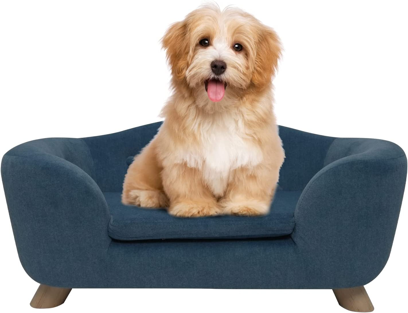 Dog Sofa Pet Couch for Samll Pet Dog and Cats, Low Back Lounging Bed ...