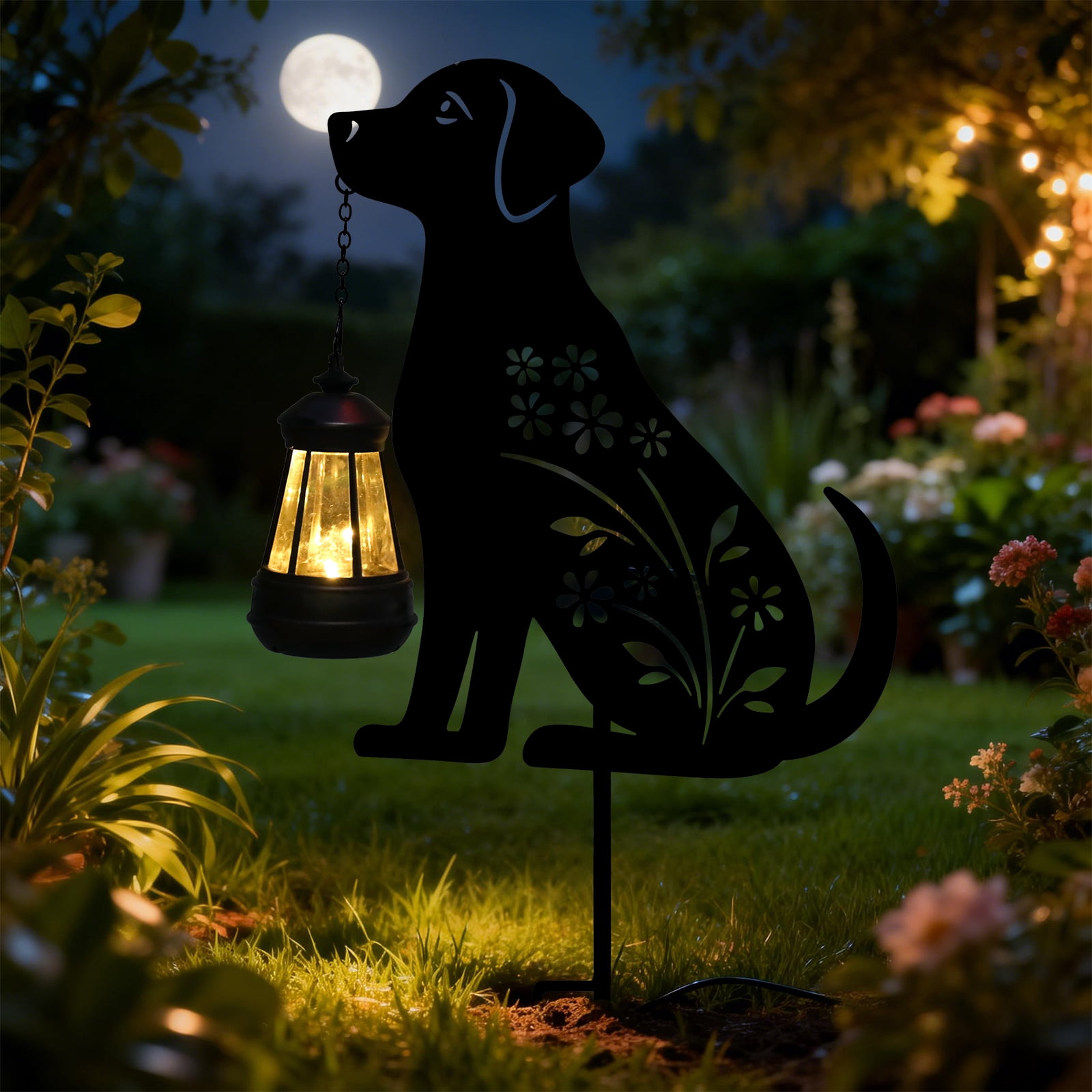 Dog Solar Lights Outdoor Decoration,Dachshund Gifts for Women,Solar ...