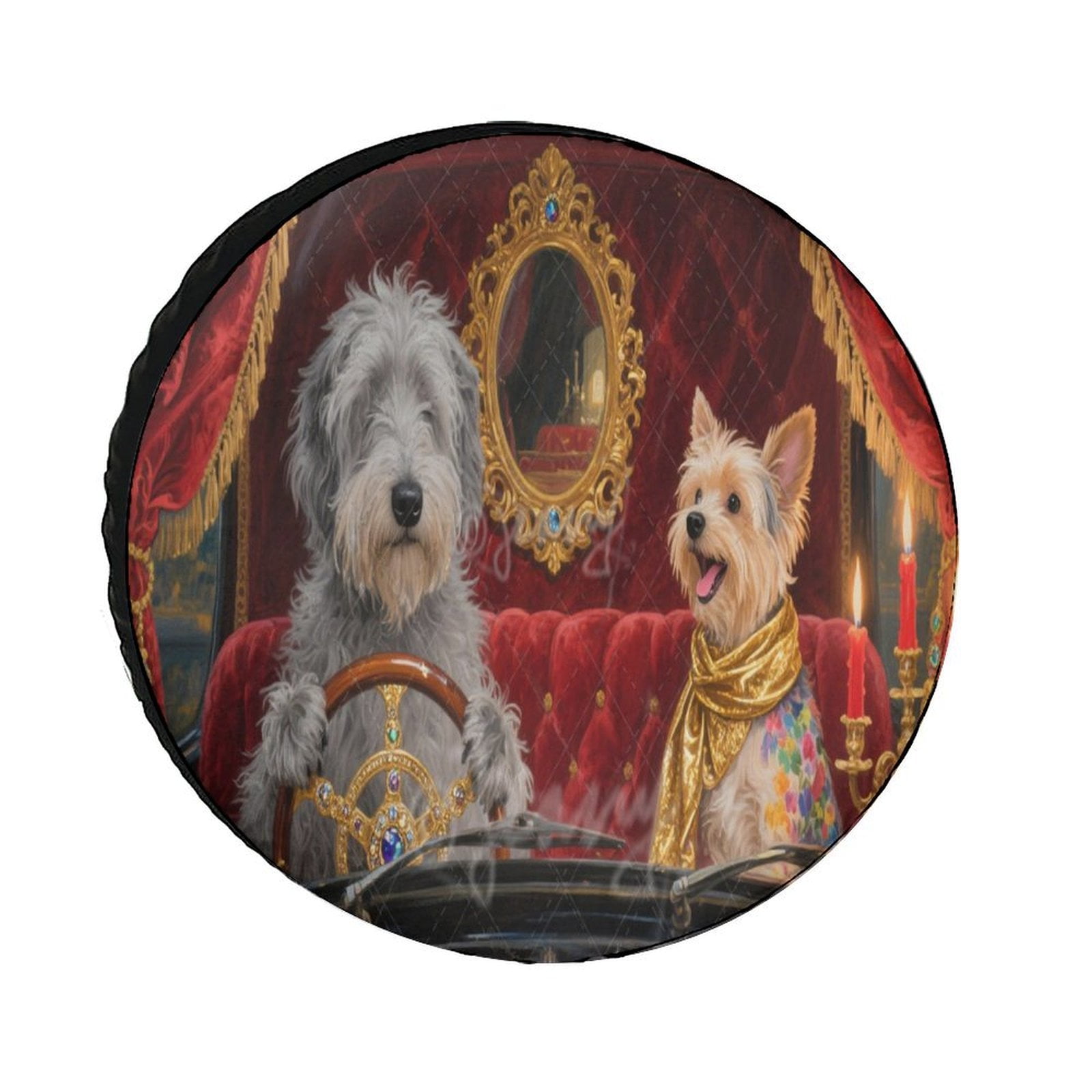 Dog Spare Tire Cover Fit for Your SUV, RV, Trailer, Truck Waterproof UV ...