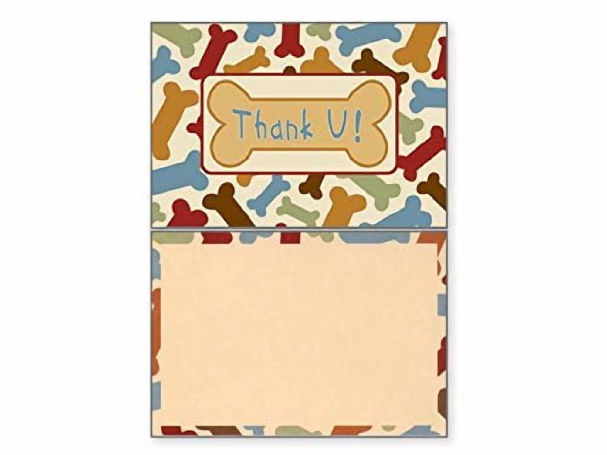 Dog Speak "Thank U!" Pet Thank You Greeting Card Appreciation Card for ...