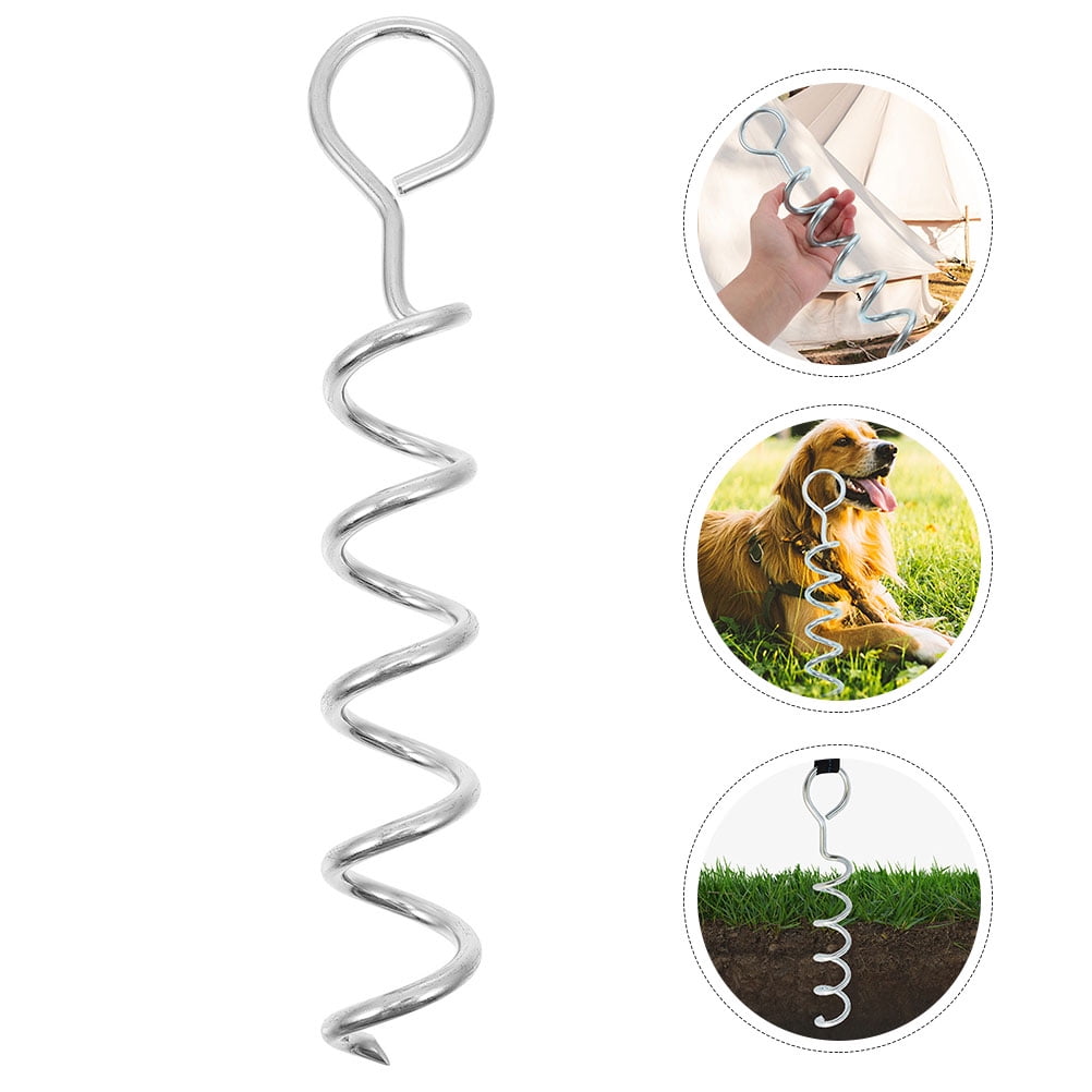 Dog Spiral Stake Dog Tie Out Dog Ground Stake Dog Leash Stake Reusable ...