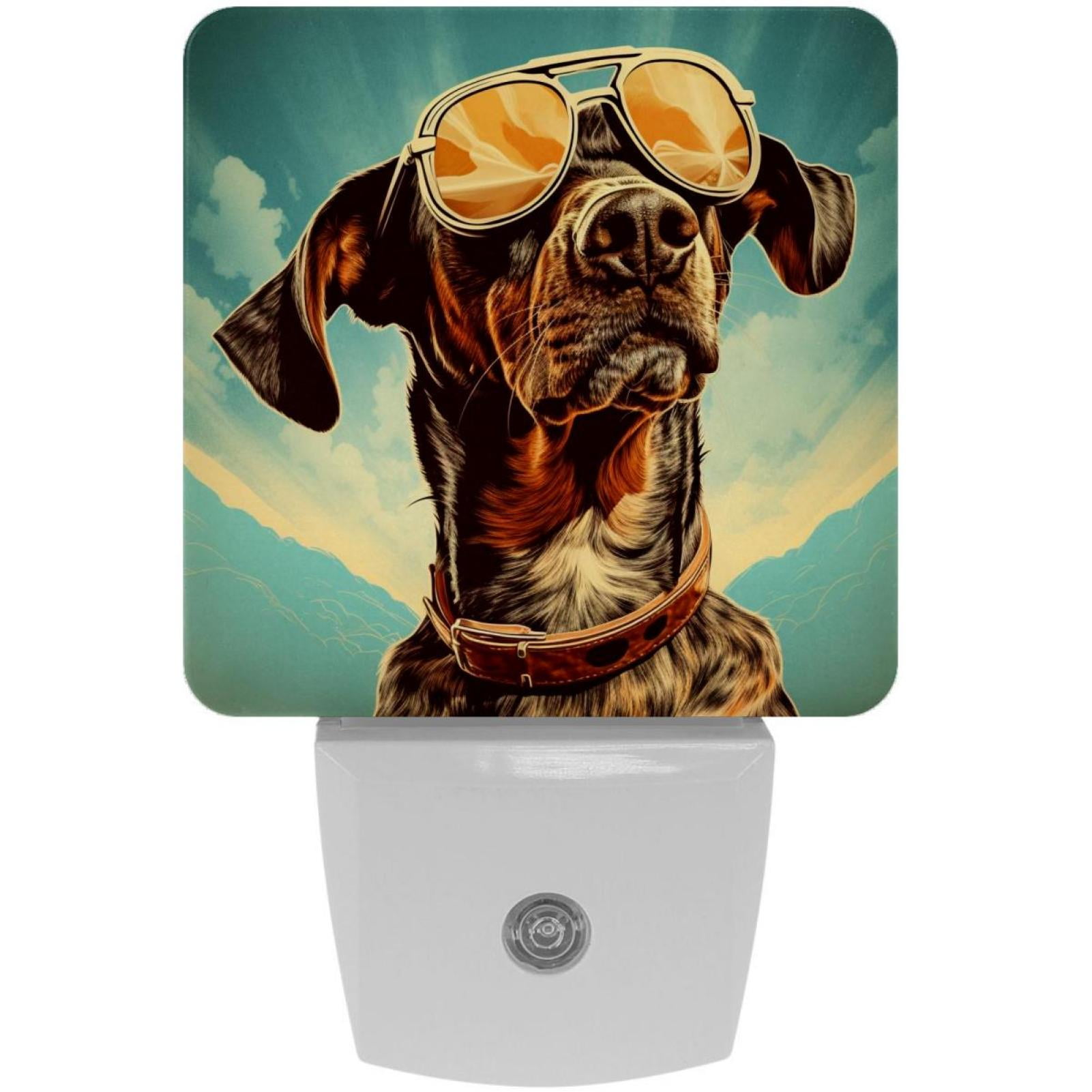Dog Square LED Night Lights - Small, Portable Lighting for Any Room ...