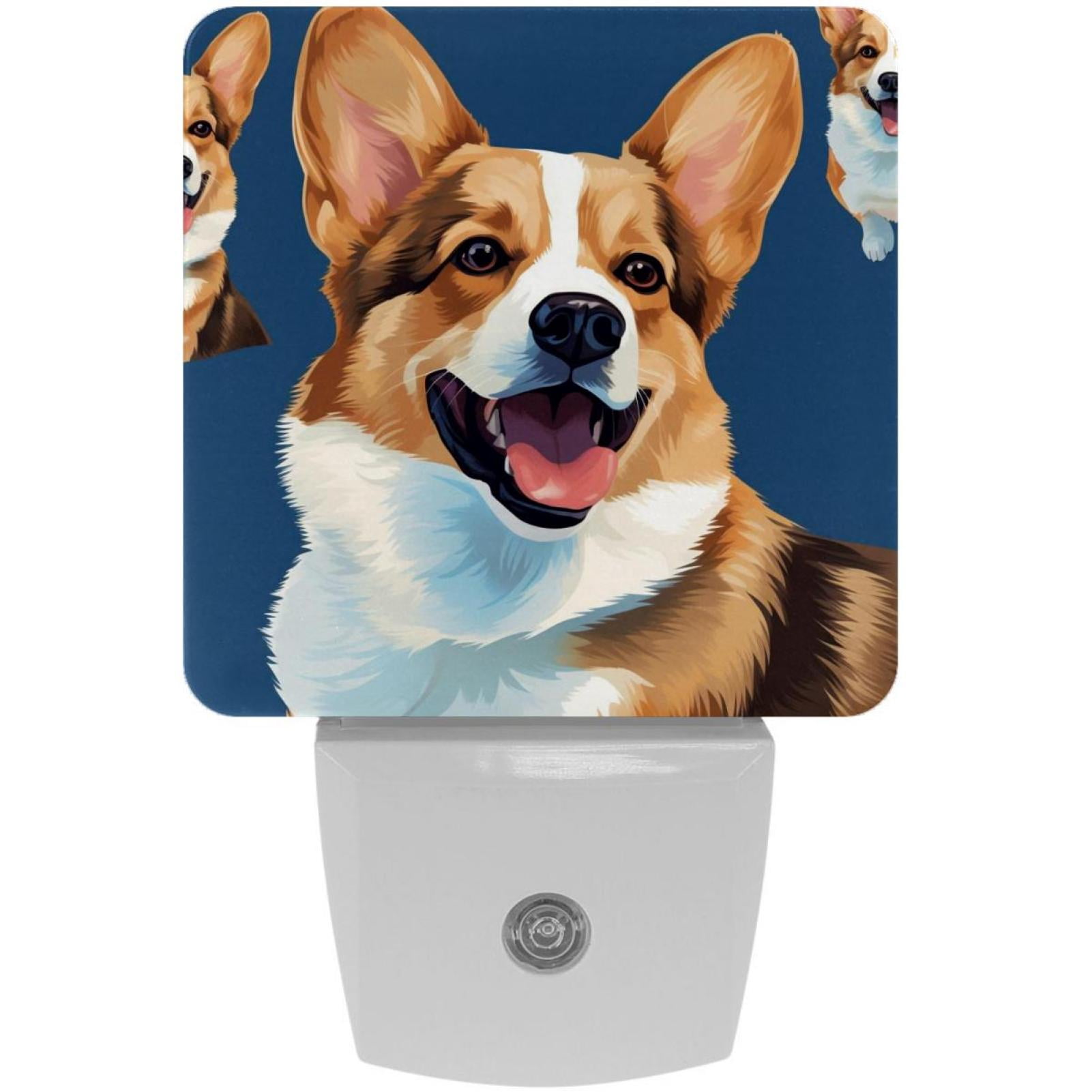 Dog Square LED Night Lights - Small, Portable, and Energy-Efficient ...