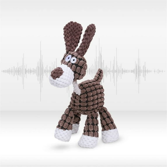 Dog Squeak Toys,Donkey Shape Corduroy Chew Toy,New Puppy Squeaker ...