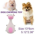 Dog Squeaky Latex Toy - Durable Teething Design With Cute Cartoon Cow ...