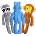 Dog Squeaky Toy No Stuffing 6 Pack, Dog Toys Crinkle for Small Puppy ...