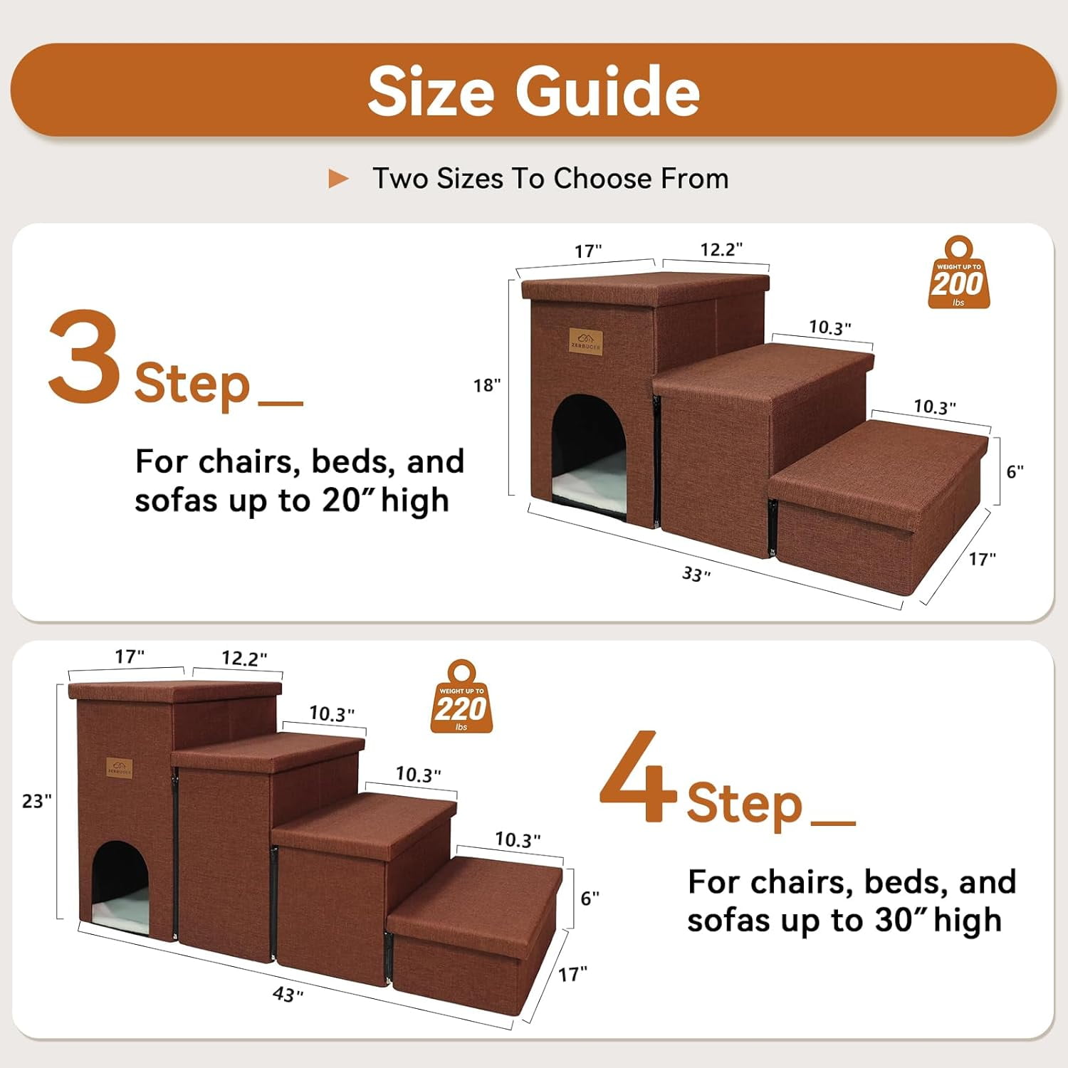 Dog Stairs with Condo 23